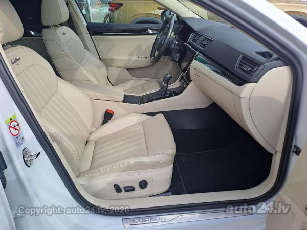 White Skoda SuperB 2023 in Tartu, with an engine capacity of 2.00 L and mileage of 191 thousand km for 24900 €, photo 6 on AUTOMOTO.COM.LV