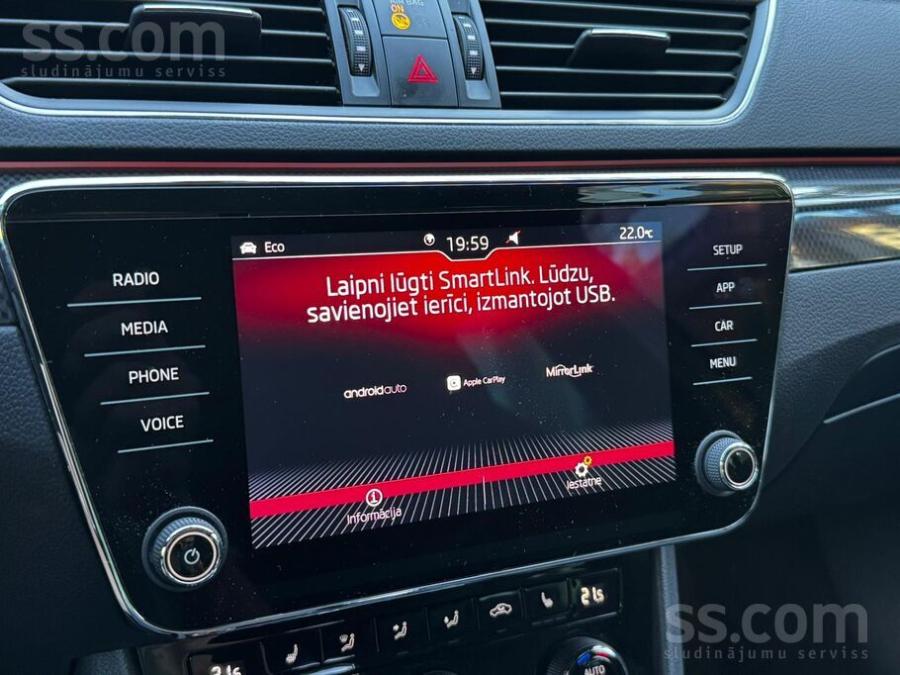 Yellow Skoda SuperB 2019 in Riga, with an engine capacity of 1.50 L and mileage of 90 thousand km for 16900 €, photo 22 on AUTOMOTO.COM.LV