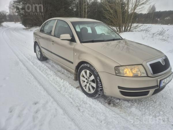 Dzeltens Skoda SuperB 2004 Daugavpils, ar dzinēja tilpumu 1.90 L un nobraukumu 301 tūkst. km par 1550 €, foto 2 vietnē AUTOMOTO.COM.LV