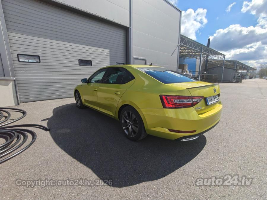 Yellow Skoda SuperB 2018 in Tallinn, with an engine capacity of 1.80 L and mileage of 191 thousand km for 16500 €, photo 4 on AUTOMOTO.COM.LV