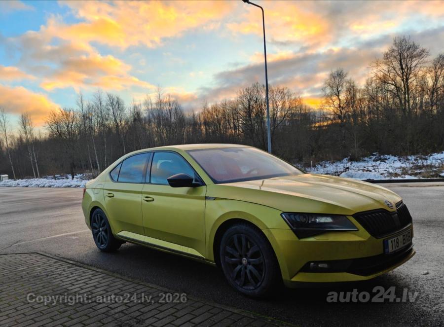 Yellow Skoda SuperB 2018 in Tallinn, with an engine capacity of 1.80 L and mileage of 191 thousand km for 16500 €, photo 7 on AUTOMOTO.COM.LV