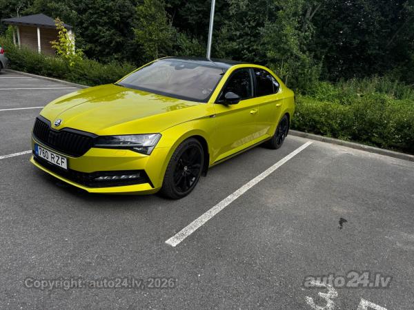 Yellow Skoda SuperB 2020 in Tallinn, with an engine capacity of 1.50 L and mileage of 102 thousand km for 23900 €, photo 1 on AUTOMOTO.COM.LV