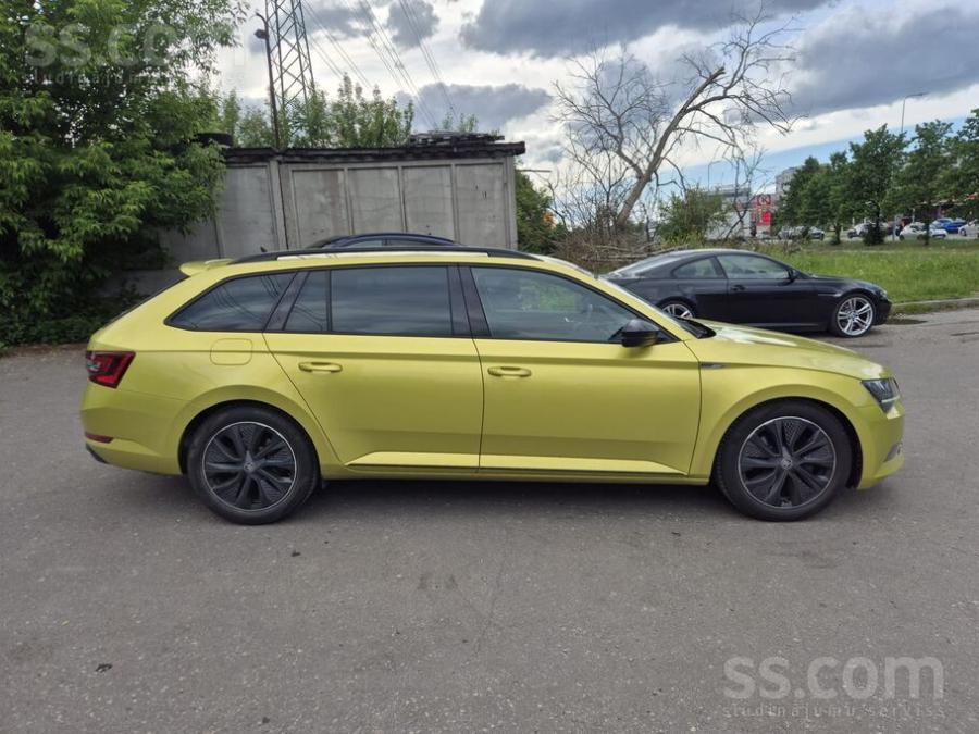 Yellow Skoda SuperB 2019 in Riga, with an engine capacity of 1.50 L and mileage of 91 thousand km for 19190 €, photo 6 on AUTOMOTO.COM.LV