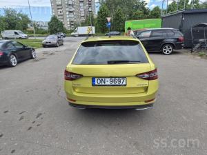 Yellow Skoda SuperB 2019 in Riga, with an engine capacity of 1.50 L and mileage of 91 thousand km for 19190 €, photo 8 on AUTOMOTO.COM.LV