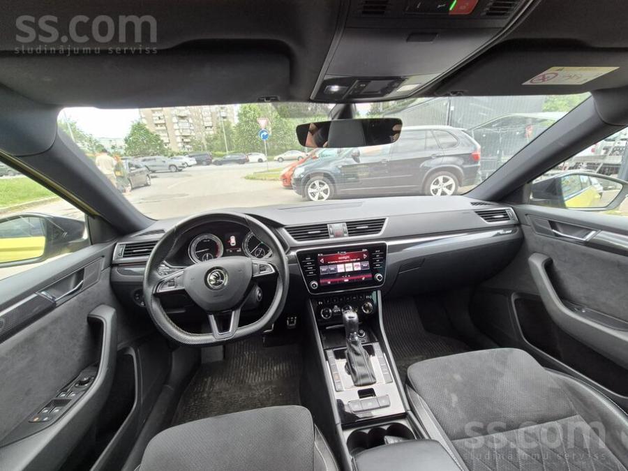 Yellow Skoda SuperB 2019 in Riga, with an engine capacity of 1.50 L and mileage of 91 thousand km for 19190 €, photo 12 on AUTOMOTO.COM.LV
