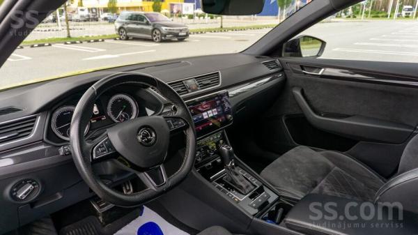 Yellow Skoda SuperB 2019 in Riga, with an engine capacity of 1.50 L and mileage of 91 thousand km for 19190 €, photo 10 on AUTOMOTO.COM.LV