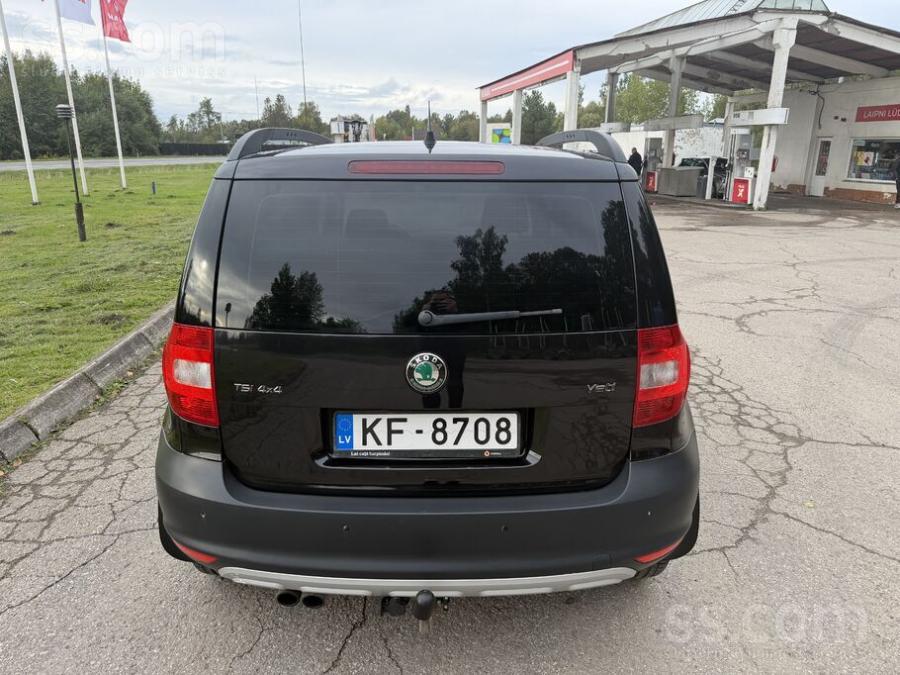 Black Skoda Yeti 2012 in Kraslava, with an engine capacity of 1.80 L and mileage of 144 thousand km for 5700 €, photo 6 on AUTOMOTO.COM.LV