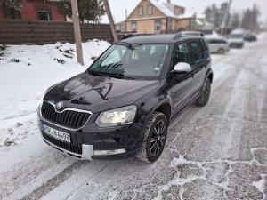Black Skoda Yeti 2014 in Utena, with an engine capacity of 1.97 L and mileage of 210 thousand km for 7600 €, photo 6 on AUTOMOTO.COM.LV