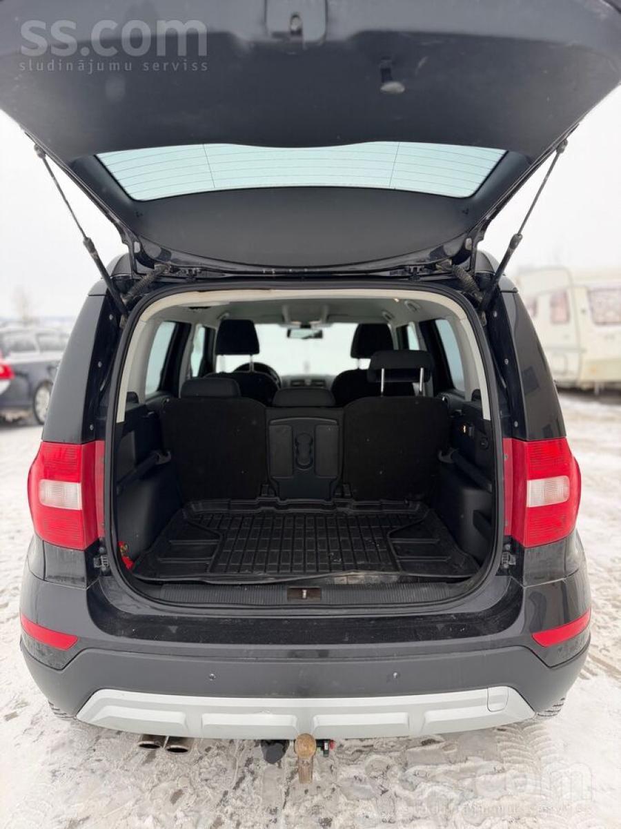 Melns Skoda Yeti 2014 Jelgava, ar dzinēja tilpumu 2.00 L un nobraukumu 314 tūkst. km par 6500 €, foto 13 vietnē AUTOMOTO.COM.LV