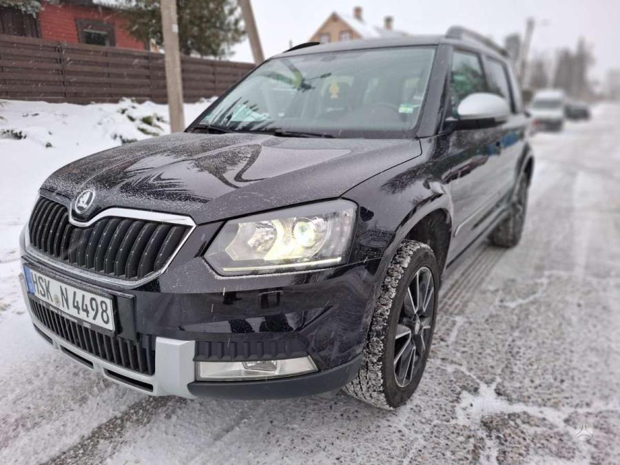 Melns Skoda Yeti 2014 Utena, ar dzinēja tilpumu 1.97 L un nobraukumu 211 tūkst. km par 7600 €, foto 1 vietnē AUTOMOTO.COM.LV