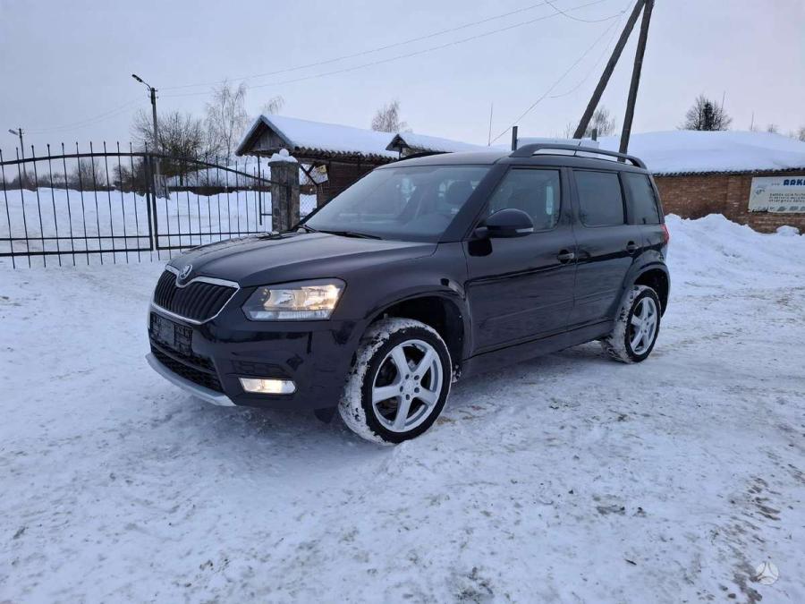 Melns Skoda Yeti 2013 Utena, ar dzinēja tilpumu 2.00 L un nobraukumu 221 tūkst. km par 6700 €, foto 1 vietnē AUTOMOTO.COM.LV