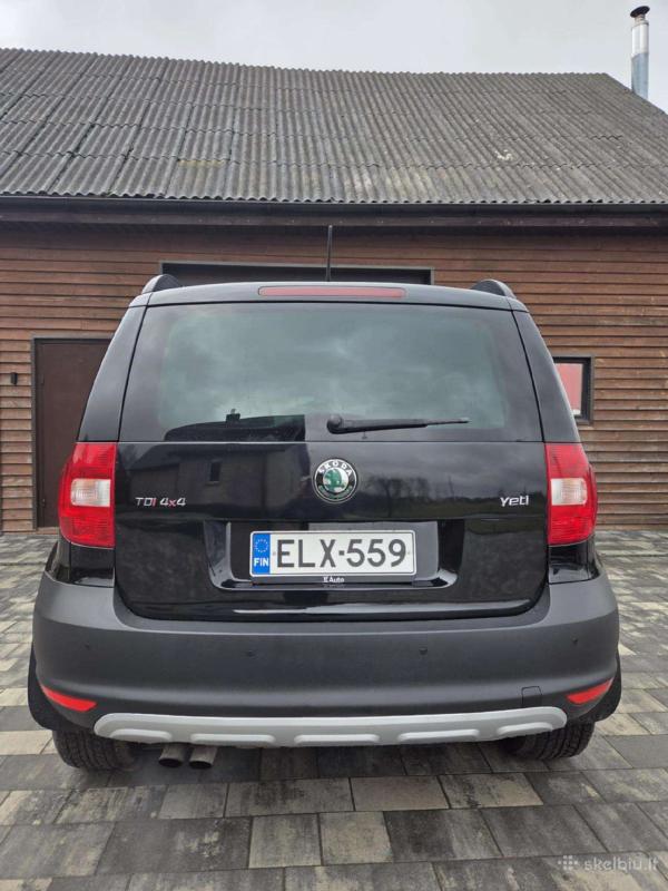 Melns Skoda Yeti 2011 Plungė, ar dzinēja tilpumu 2.00 L un nobraukumu 330 tūkst. km par 4950 €, foto 8 vietnē AUTOMOTO.COM.LV