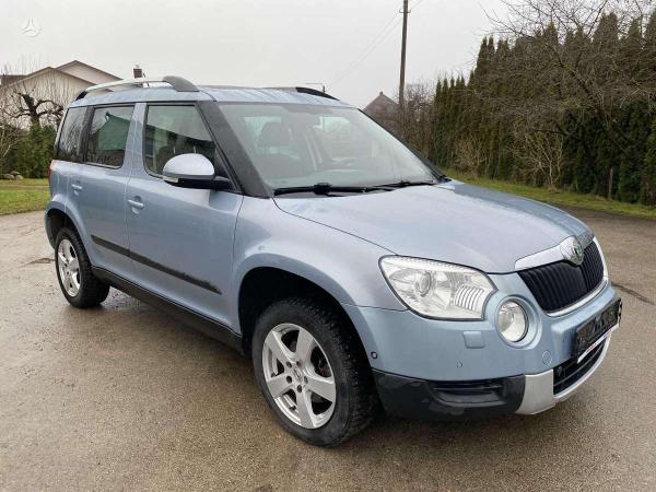 Blue Skoda Yeti 2011 in Birzai, with an engine capacity of 1.97 L and mileage of 312 thousand km for 4750 €, photo 2 on AUTOMOTO.COM.LV