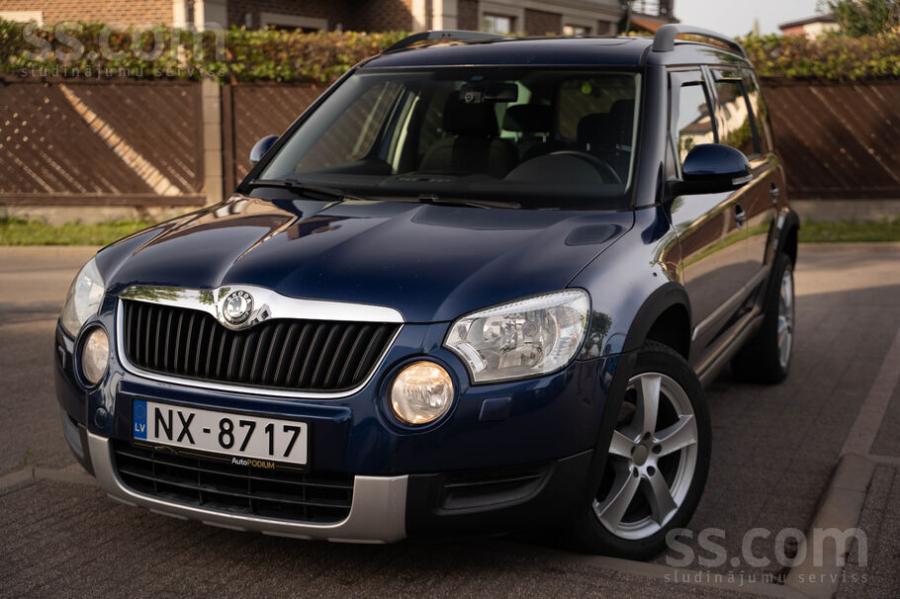 Blue Skoda Yeti 2011 in Riga, with an engine capacity of 1.80 L and mileage of 216 thousand km for 6350 €, photo 3 on AUTOMOTO.COM.LV