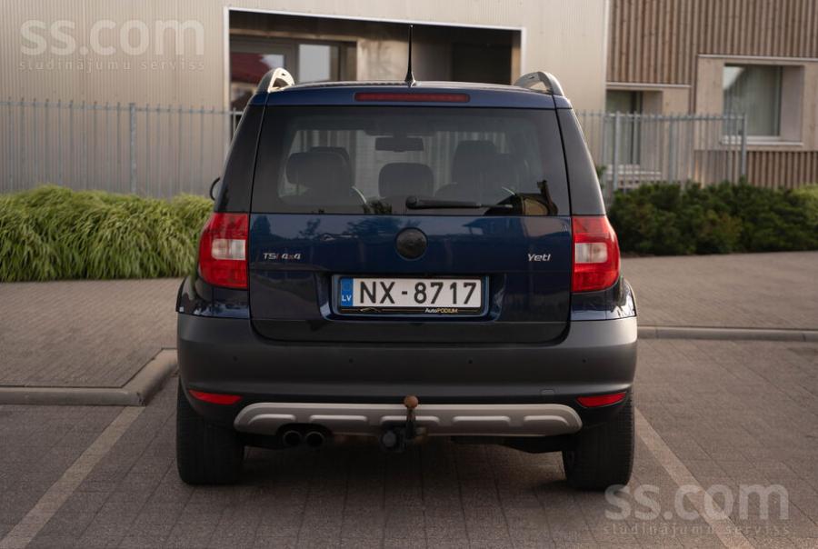 Blue Skoda Yeti 2011 in Riga, with an engine capacity of 1.80 L and mileage of 216 thousand km for 6350 €, photo 6 on AUTOMOTO.COM.LV