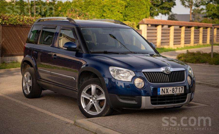 Blue Skoda Yeti 2011 in Riga, with an engine capacity of 1.80 L and mileage of 216 thousand km for 6350 €, photo 9 on AUTOMOTO.COM.LV