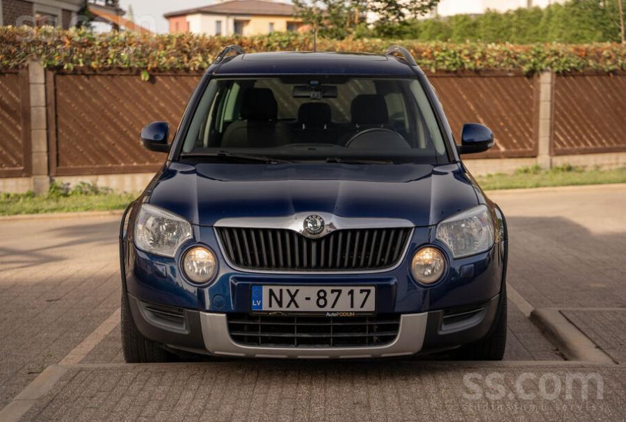 Blue Skoda Yeti 2011 in Riga, with an engine capacity of 1.80 L and mileage of 216 thousand km for 6350 €, photo 10 on AUTOMOTO.COM.LV