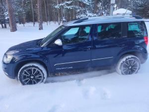 Blue Skoda Yeti 2014 in Kaunas, with an engine capacity of 1.97 L and mileage of 196 thousand km for 8990 €, photo 3 on AUTOMOTO.COM.LV