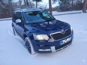 Blue Skoda Yeti 2014 in Kaunas, with an engine capacity of 1.97 L and mileage of 196 thousand km for 8990 €, photo 7 on AUTOMOTO.COM.LV