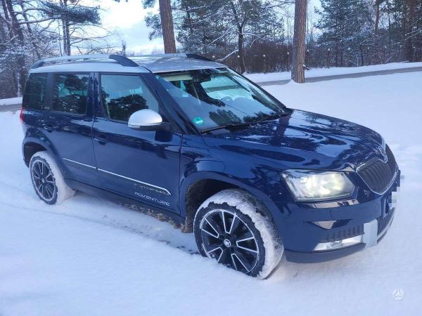 Blue Skoda Yeti 2014 in Kaunas, with an engine capacity of 1.97 L and mileage of 196 thousand km for 8990 €, photo 8 on AUTOMOTO.COM.LV