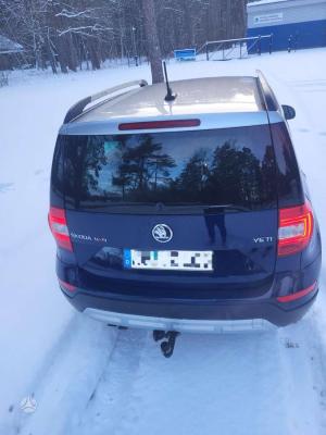 Blue Skoda Yeti 2014 in Kaunas, with an engine capacity of 1.97 L and mileage of 196 thousand km for 8990 €, photo 12 on AUTOMOTO.COM.LV