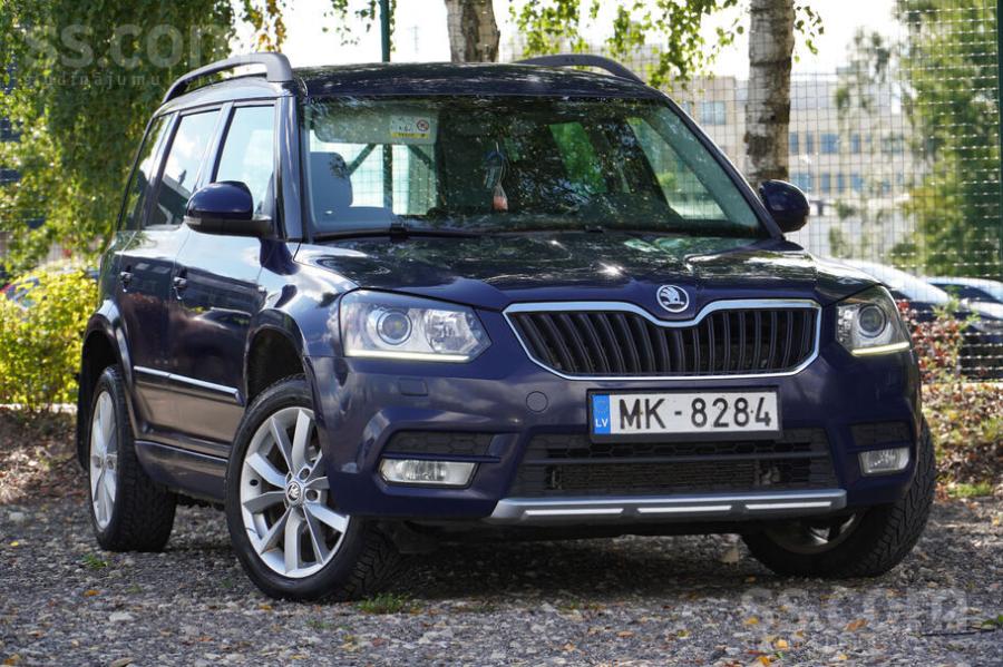 Blue Skoda Yeti 2016 in Riga, with an engine capacity of 2.00 L and mileage of 367 thousand km for 4690 €, photo 1 on AUTOMOTO.COM.LV