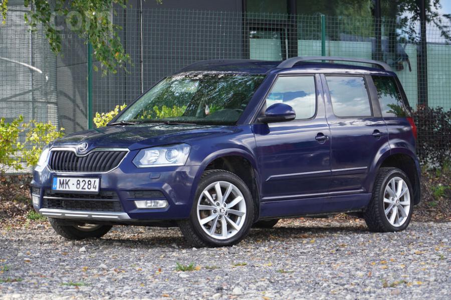 Blue Skoda Yeti 2016 in Riga, with an engine capacity of 2.00 L and mileage of 367 thousand km for 4690 €, photo 7 on AUTOMOTO.COM.LV