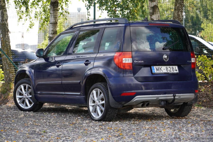 Blue Skoda Yeti 2016 in Riga, with an engine capacity of 2.00 L and mileage of 367 thousand km for 4690 €, photo 12 on AUTOMOTO.COM.LV