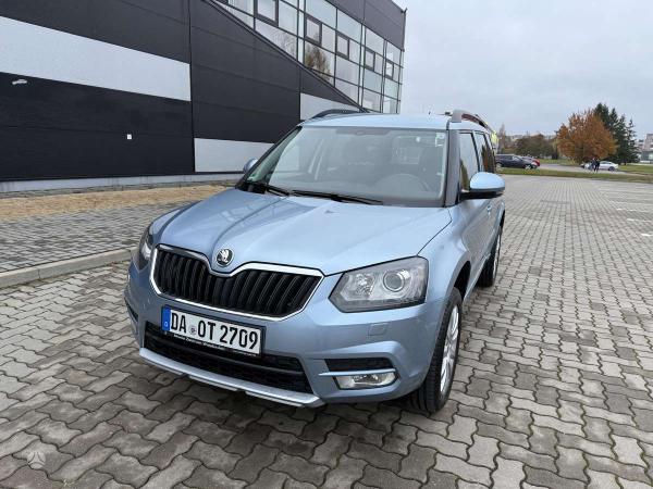 Blue Skoda Yeti 2014 in Kupiskis, with an engine capacity of 1.97 L and mileage of 210 thousand km for 7900 €, photo 10 on AUTOMOTO.COM.LV
