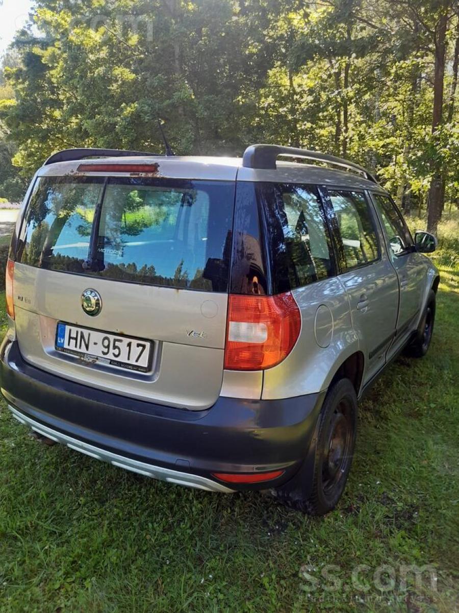 Brūns Skoda Yeti 2010 Liepāja, ar dzinēja tilpumu 2.00 L un nobraukumu 443 tūkst. km par 4000 €, foto 10 vietnē AUTOMOTO.COM.LV