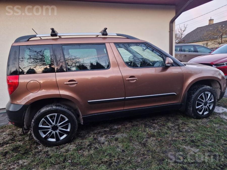 Brown Skoda Yeti 2012 in Jurmala, with an engine capacity of 1.40 L and mileage of 209 thousand km for 2650 €, photo 7 on AUTOMOTO.COM.LV