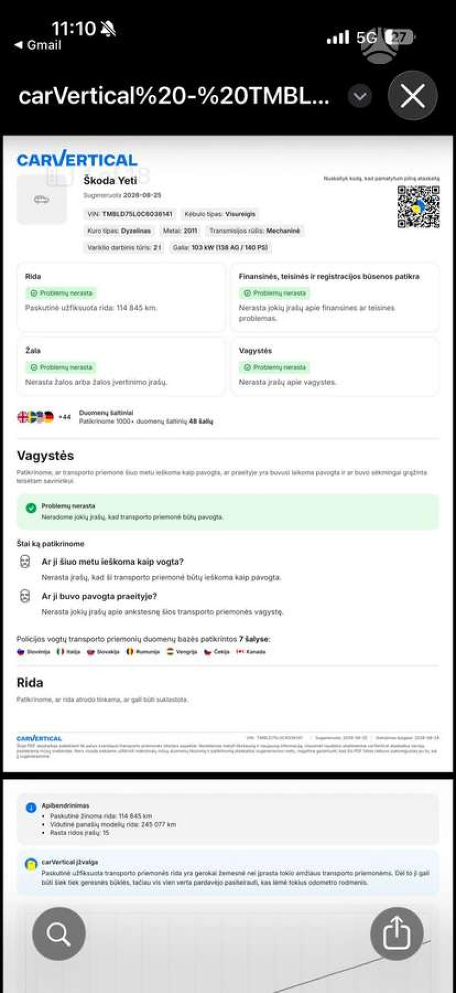 Коричневый Шкода Ети 2012 в Плунге, объемом двигателя 1.97 л и пробегом 115 тыс. км за 6000 €, фото 12 на AUTOMOTO.COM.LV