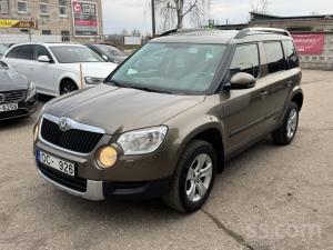 Brown Skoda Yeti 2014 in Daugavpils, with an engine capacity of 2.00 L and mileage of 0 thousand km for 6250 €, photo 3 on AUTOMOTO.COM.LV