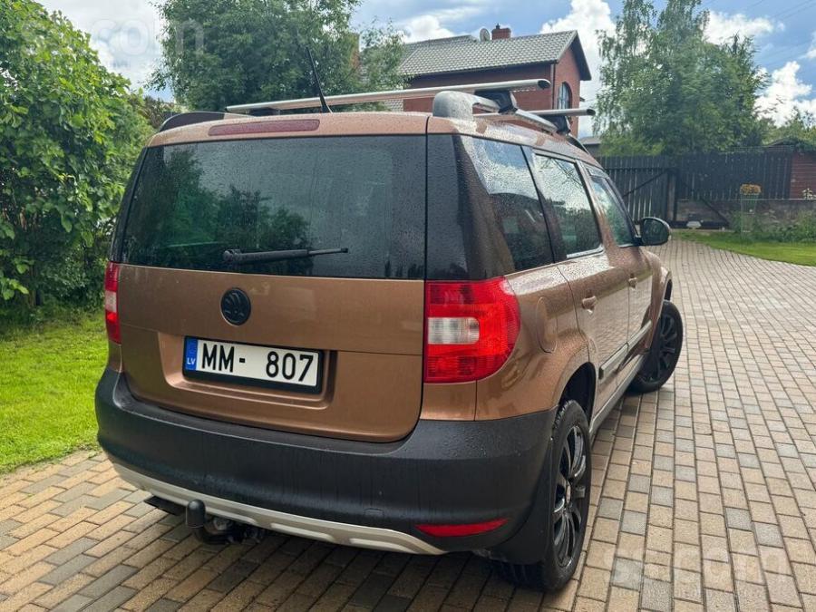 Brūns Skoda Yeti 2012 Rīga, ar dzinēja tilpumu 2.00 L un nobraukumu 175 tūkst. km par 4400 €, foto 5 vietnē AUTOMOTO.COM.LV