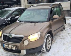 Brūns Skoda Yeti 2013 Viļņa, ar dzinēja tilpumu 2.00 L un nobraukumu 286 tūkst. km par 4750 €, foto  vietnē AUTOMOTO.COM.LV