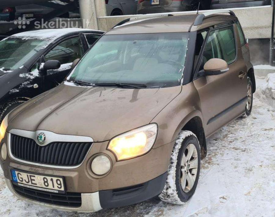 Brūns Skoda Yeti 2013 Viļņa, ar dzinēja tilpumu 2.00 L un nobraukumu 286 tūkst. km par 4750 €, foto 1 vietnē AUTOMOTO.COM.LV