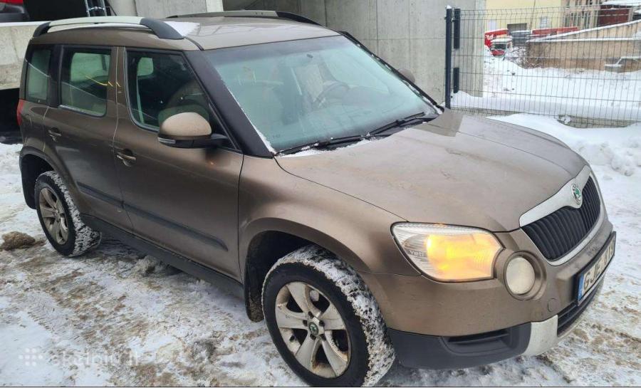 Brūns Skoda Yeti 2013 Viļņa, ar dzinēja tilpumu 2.00 L un nobraukumu 286 tūkst. km par 4750 €, foto 2 vietnē AUTOMOTO.COM.LV