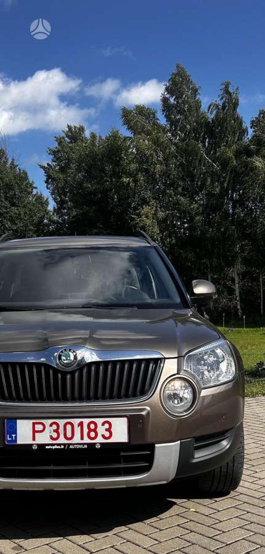 Brūns Skoda Yeti 2013 Utena, ar dzinēja tilpumu 1.97 L un nobraukumu 280 tūkst. km par 4550 €, foto 11 vietnē AUTOMOTO.COM.LV