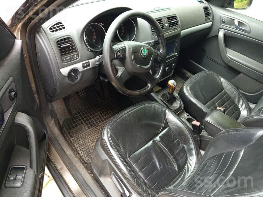Brūns Skoda Yeti 2010 Tallina, ar dzinēja tilpumu 2.00 L un nobraukumu 441 tūkst. km par 3700 €, foto 10 vietnē AUTOMOTO.COM.LV