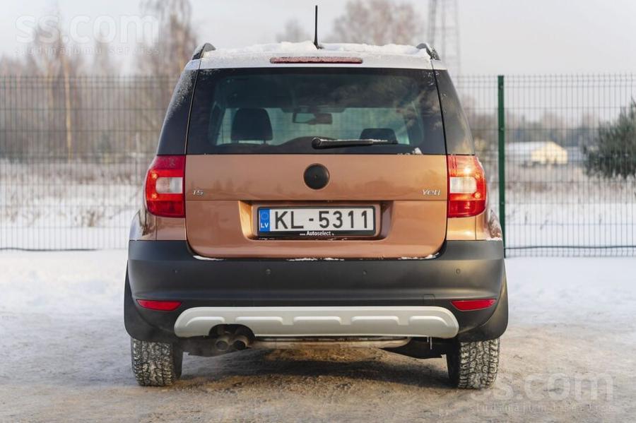 Brūns Skoda Yeti 2013 Rīga, ar dzinēja tilpumu 1.40 L un nobraukumu 141 tūkst. km par 4990 €, foto 5 vietnē AUTOMOTO.COM.LV