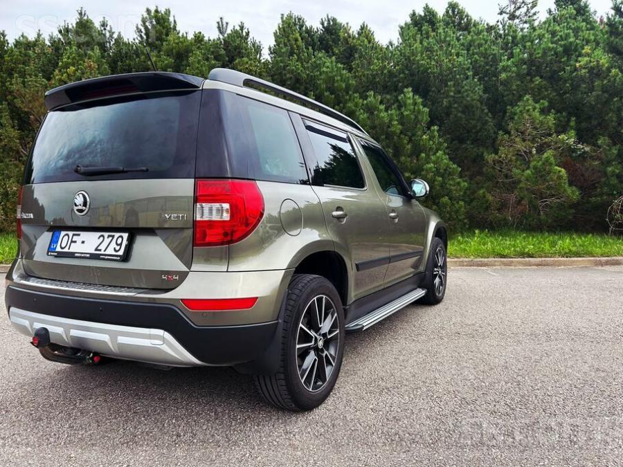 Zaļš Skoda Yeti 2014 Talsi, ar dzinēja tilpumu 2.00 L un nobraukumu 340 tūkst. km par 6900 €, foto 5 vietnē AUTOMOTO.COM.LV