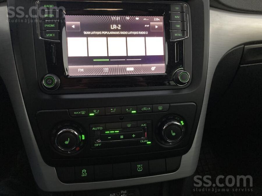 Zaļš Skoda Yeti 2015 Jēkabpils, ar dzinēja tilpumu 2.00 L un nobraukumu 262 tūkst. km par 6800 €, foto 9 vietnē AUTOMOTO.COM.LV