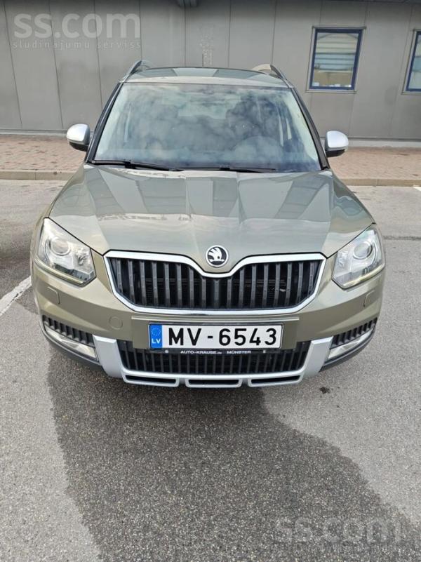 Green Skoda Yeti 2015 in Riga, with an engine capacity of 2.00 L and mileage of 266 thousand km for 7450 €, photo 7 on AUTOMOTO.COM.LV