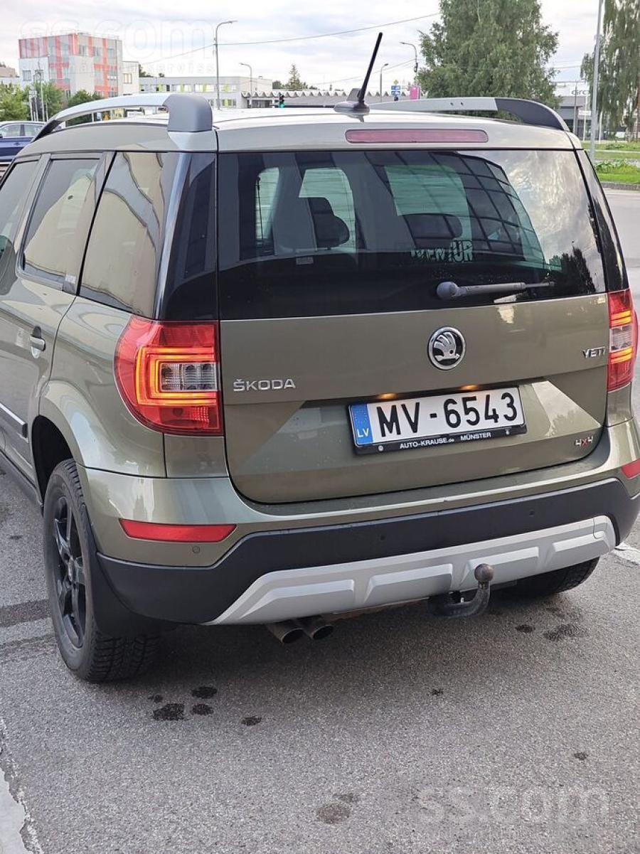 Zaļš Skoda Yeti 2015 Rīga, ar dzinēja tilpumu 2.00 L un nobraukumu 266 tūkst. km par 6250 €, foto 3 vietnē AUTOMOTO.COM.LV