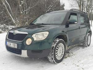 Green Skoda Yeti 2010 in Vilnius, with an engine capacity of 2.00 L and mileage of 477 thousand km for 3900 €, photo  on AUTOMOTO.COM.LV