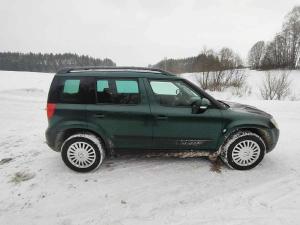 Green Skoda Yeti 2010 in Vilnius, with an engine capacity of 2.00 L and mileage of 477 thousand km for 3900 €, photo 10 on AUTOMOTO.COM.LV