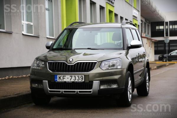 Green Skoda Yeti 2016 in Riga, with an engine capacity of 2.00 L and mileage of 294 thousand km for 5995 €, photo 1 on AUTOMOTO.COM.LV