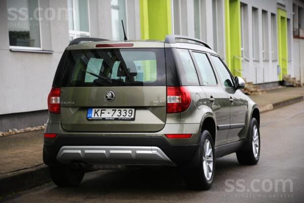 Green Skoda Yeti 2016 in Riga, with an engine capacity of 2.00 L and mileage of 294 thousand km for 5995 €, photo 6 on AUTOMOTO.COM.LV