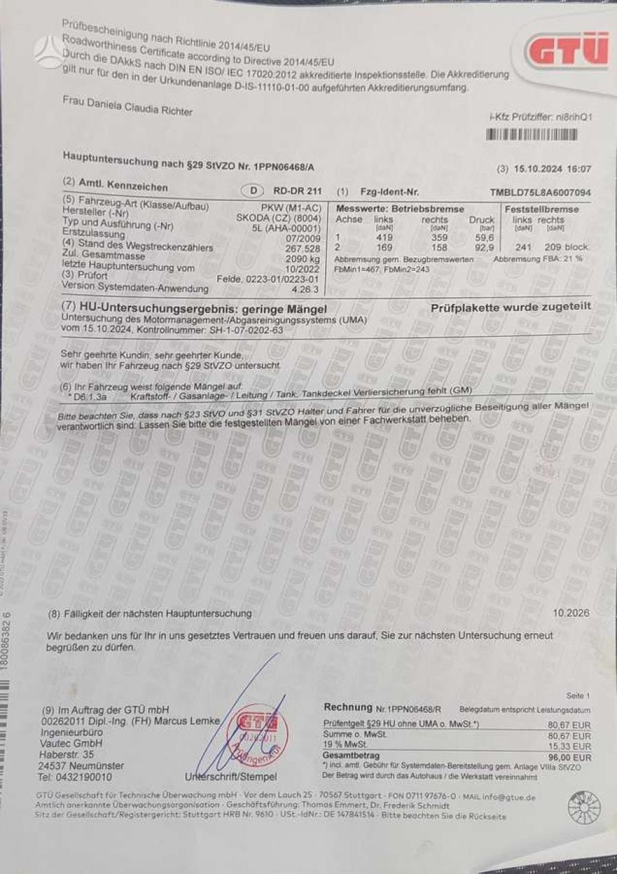 Серый Шкода Ети 2009 в Таураге, объемом двигателя 1.97 л и пробегом 282 тыс. км за 4900 €, фото 31 на AUTOMOTO.COM.LV