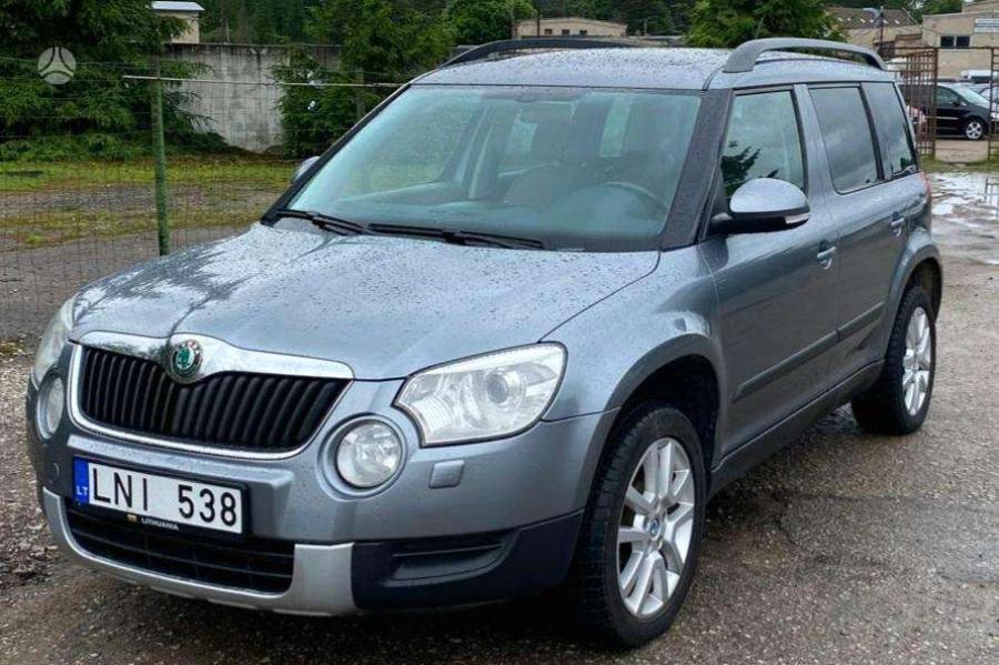 Pelēks Skoda Yeti 2011 Utena, ar dzinēja tilpumu 2.00 L un nobraukumu 383 tūkst. km par 3500 €, foto 1 vietnē AUTOMOTO.COM.LV
